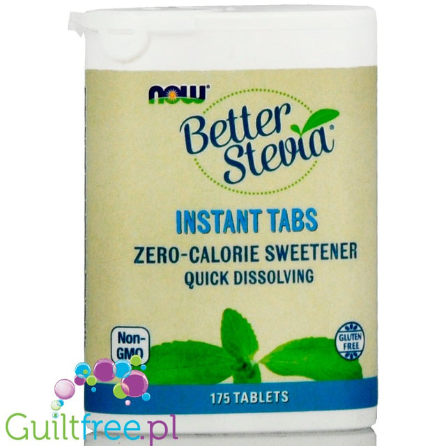 Now Foods Better Stevia 175 tablets – Guiltfree