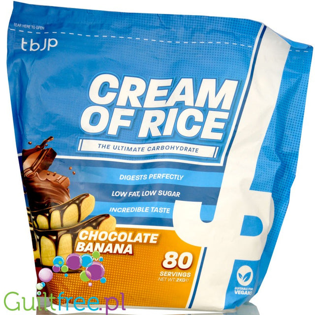 TBJP Cream of Rice, Chocolate Banana 2kg - sugar free rice gruel, reco ...